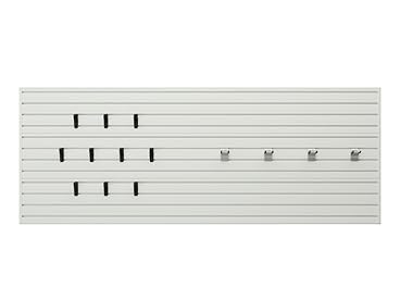 Flow Wall 14-Pc Hook & Panel Starter Set - White