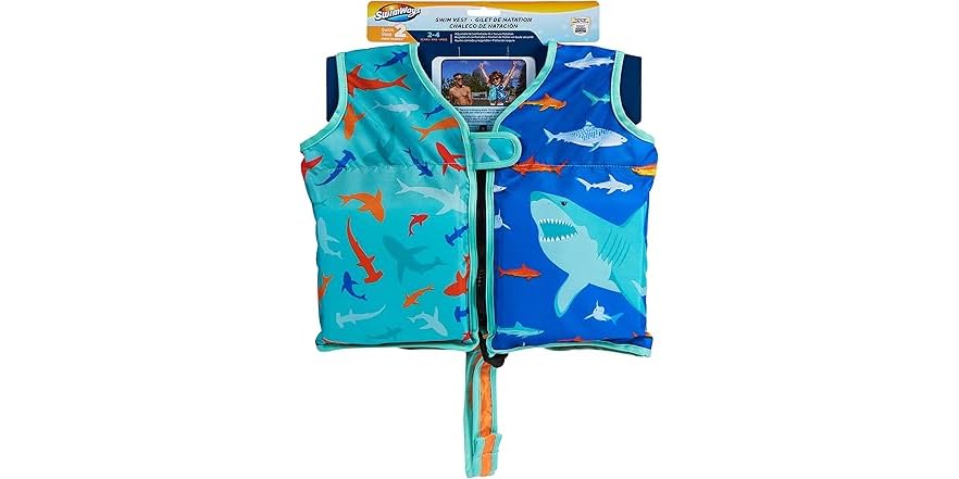 SwimWays Shark Swim Vest