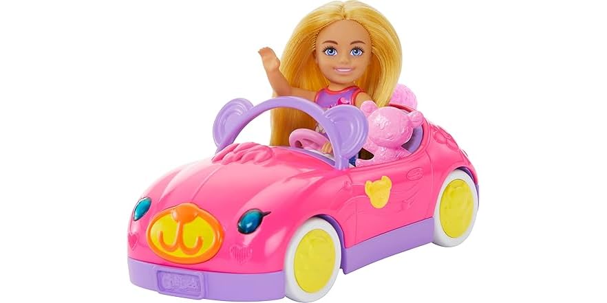 Barbie Chelsea Car Set with Bear