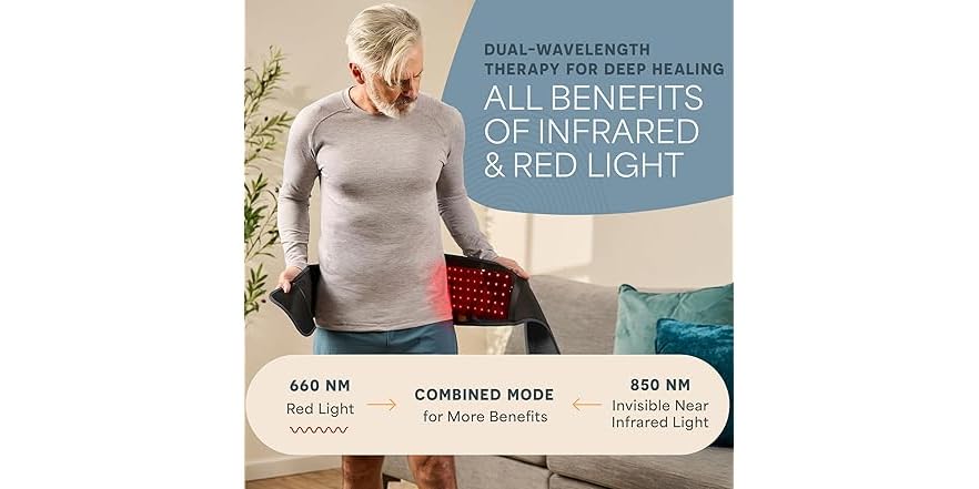 LifePro Red Light Belt (Black)