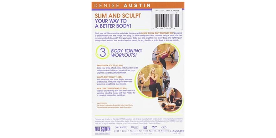Denise Austin DVD 3-Pack