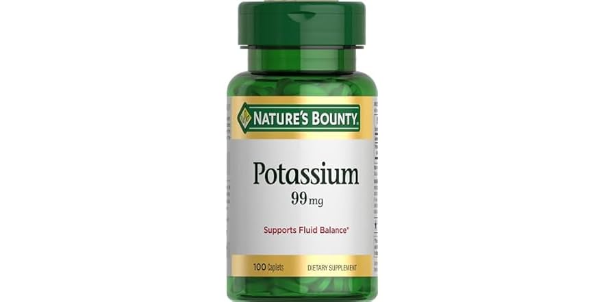 Nature's Bounty Potassium, 100 Caplets