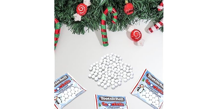 (6 Pk) Tootsie Roll Snowballs Candy Snow
