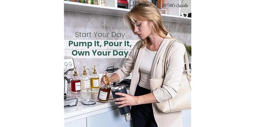 MoM's Cuddle Coffee Syrup Dispenser