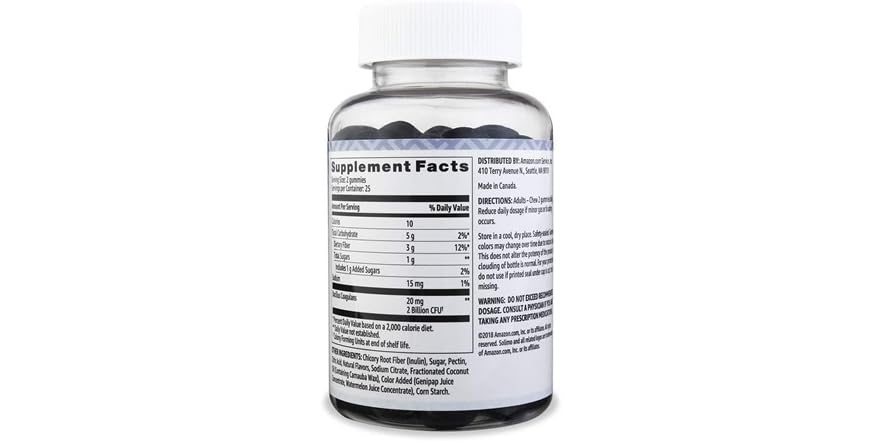 Amazon Brand - Solimo Prebiotic & Probiotic 2 Billion CFU 2 Pack