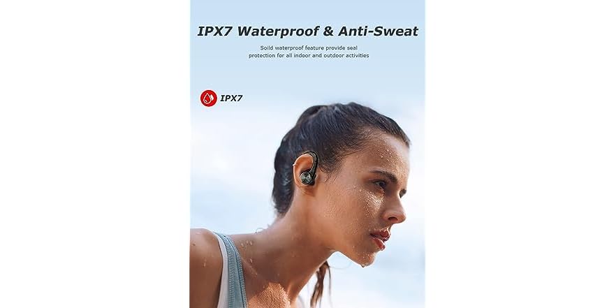 TTQ Waterproof Wireless Bluetooth Sports Earbuds