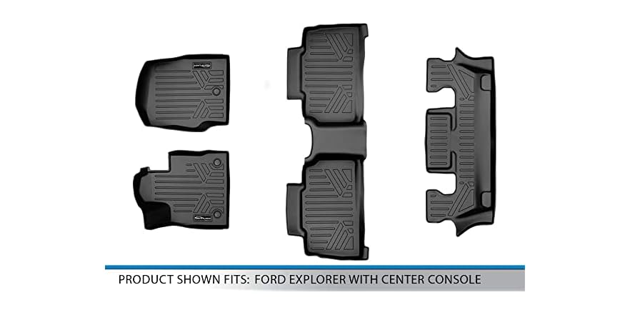 SMARTLINER Custom Floor Mats 3 Row Liner Set