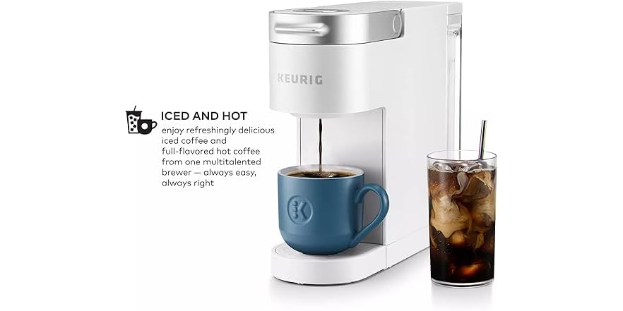 Keurig K-Iced Plus Single-Serve Coffee Maker, Brews Iced Cof (Open Box)