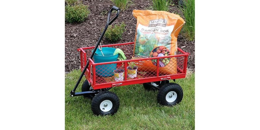 Sunnydaze Utility Cart - Green