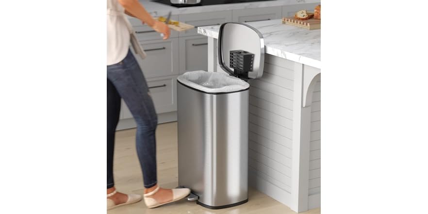 iTouchless SoftStep Trash Can Combo Pack
