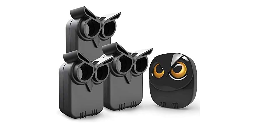 HTZSAFE Wireless Driveway Alarm, Owl