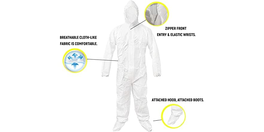 AMZ Adult Disposable Protection Coverall