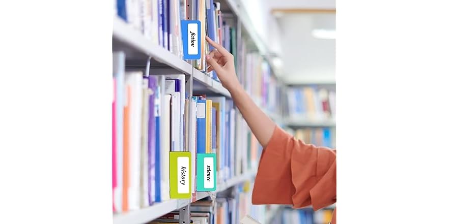 60 Pcs Library Book Dividers