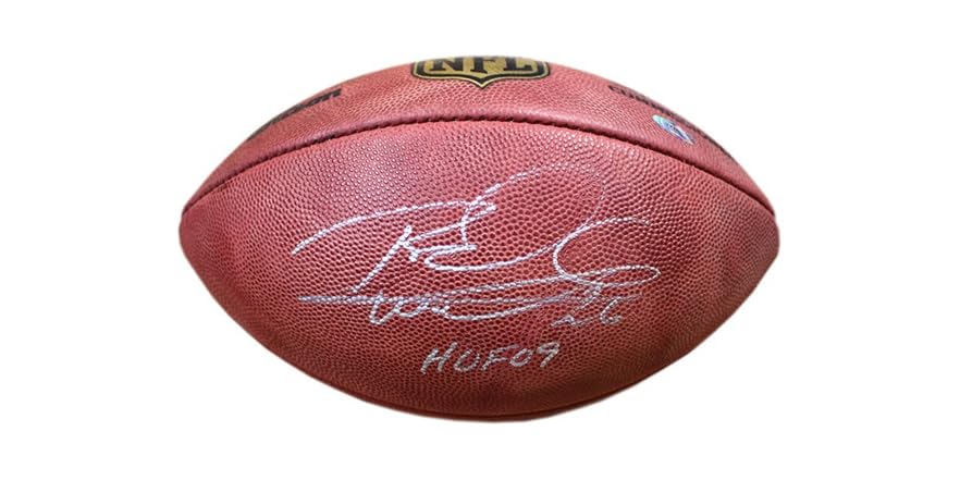Rod Woodson Signed Football