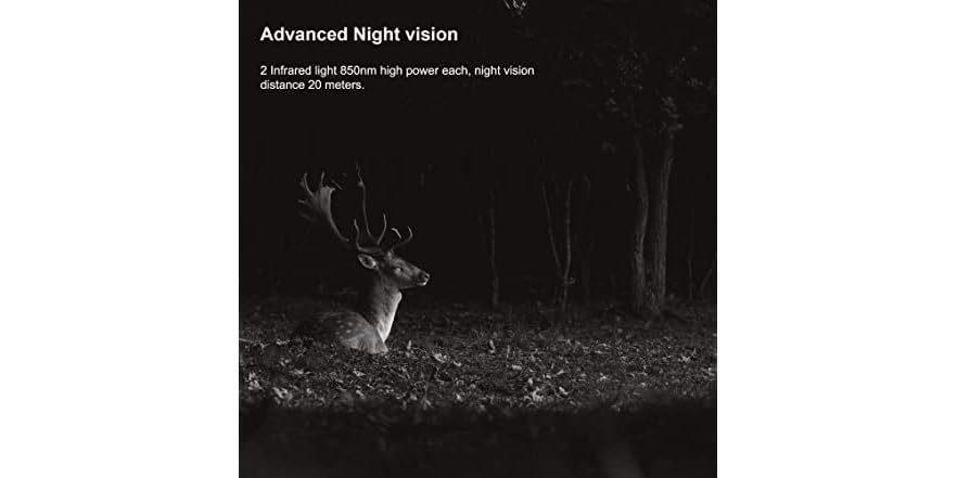 REXING Woodlens H2 - 4K Wi-Fi Trail Camera, 20MP CMOS Motion Sens (Open ...