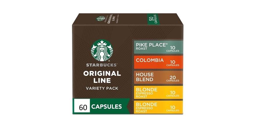 Starbucks Original Line Mild Variety 60-count