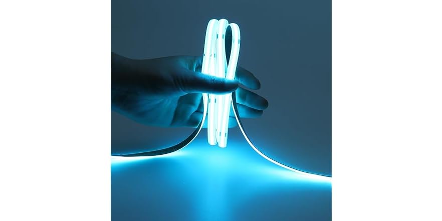 5V USB COB Blue LED Strip Light 2 Pack
