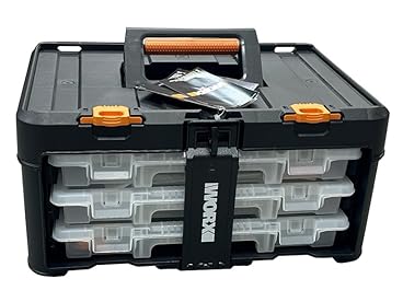 Worx Stack N' Roll 3-Drawer Storage Organizer