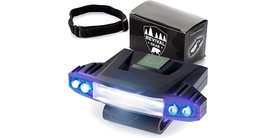 Revival Gear Rechargeable LED Headlamp