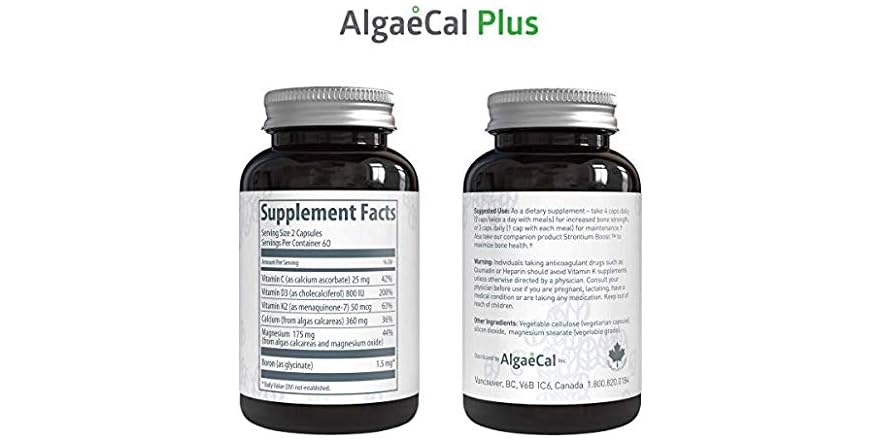 AlgaeCal Plus Plant-Based Calcium