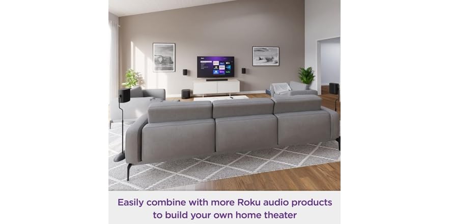 (BUNDLE) ONN Smart Soundbar AND Subwoofer with Roku Included