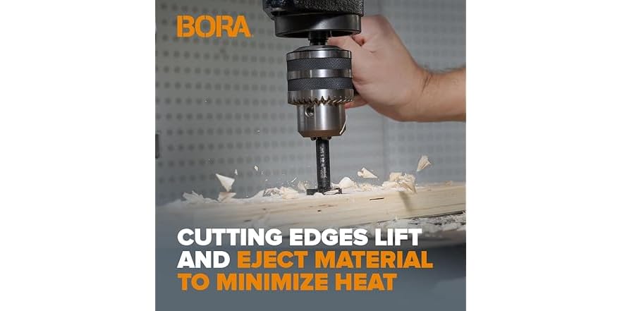 BORA BFB-009966 Tempest Forstner Bit : 4 Pc Set