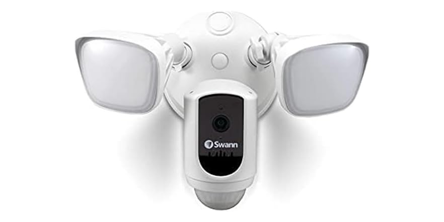 Swann Wi-Fi 1080p Waterproof Motion Activated FloodLight Camera