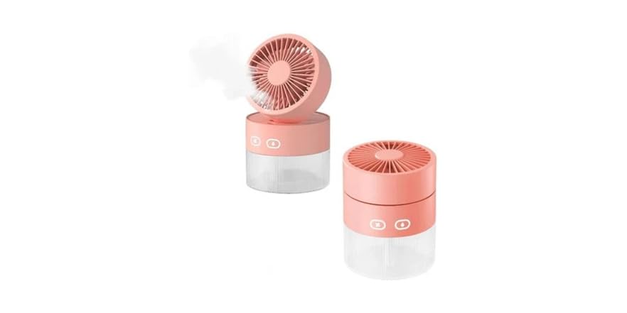 Mist Cooling Fan Compact Desktop Fan