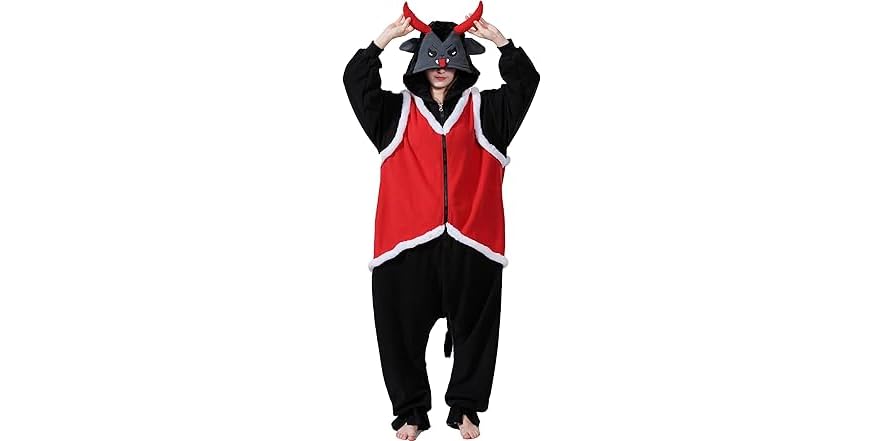 NAMHTOM Adult Devil Krampus Onesie