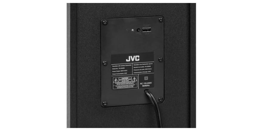 JVC Soundbar with Bluetooth Subwoofer