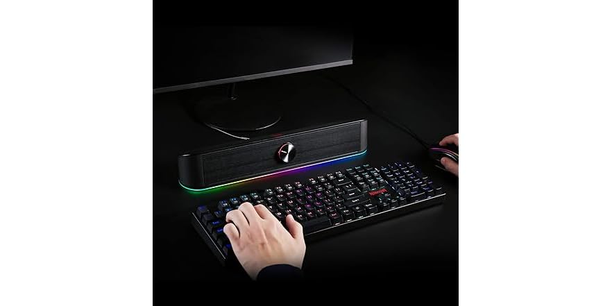 Redragon GS560 RGB Desktop Soundbar (Open Box)