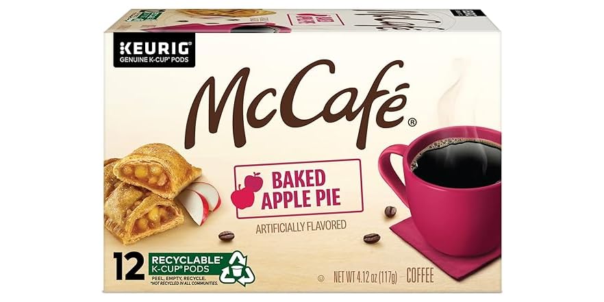 72ct McCafe Baked Apple Pie Coffee, K-Cups