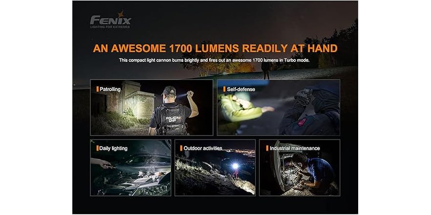 Fenix PD35 v3.0 Tactical Flashlight Rechargeable