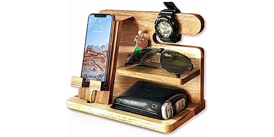 Wood Docking Station Mobile Phone Cell
