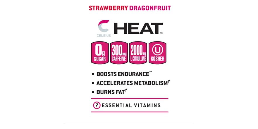 Celsius HEAT Strawberry Dragon Fruit
