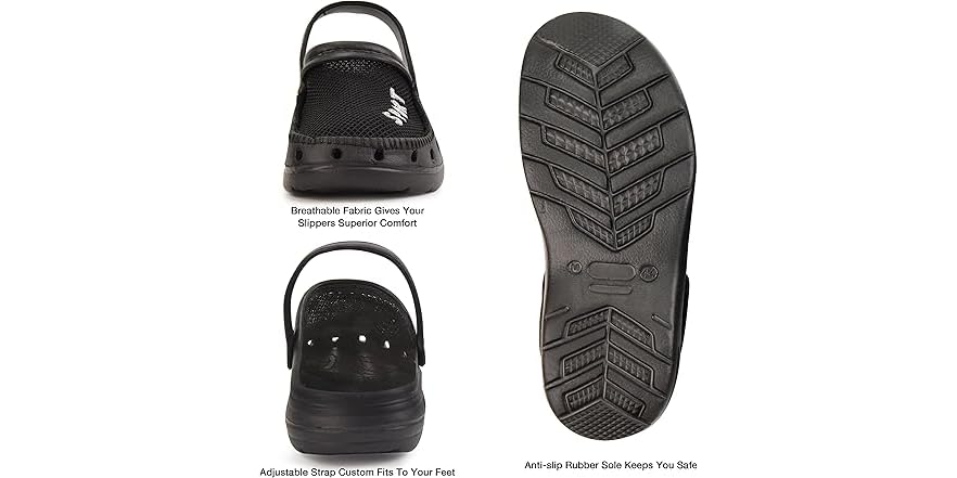 Roxoni Men’s Rubber Sport Clogs