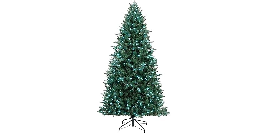 Alexa Compatible Smart Home Pre-Lit Artificial Christmas Tree (Open Box)
