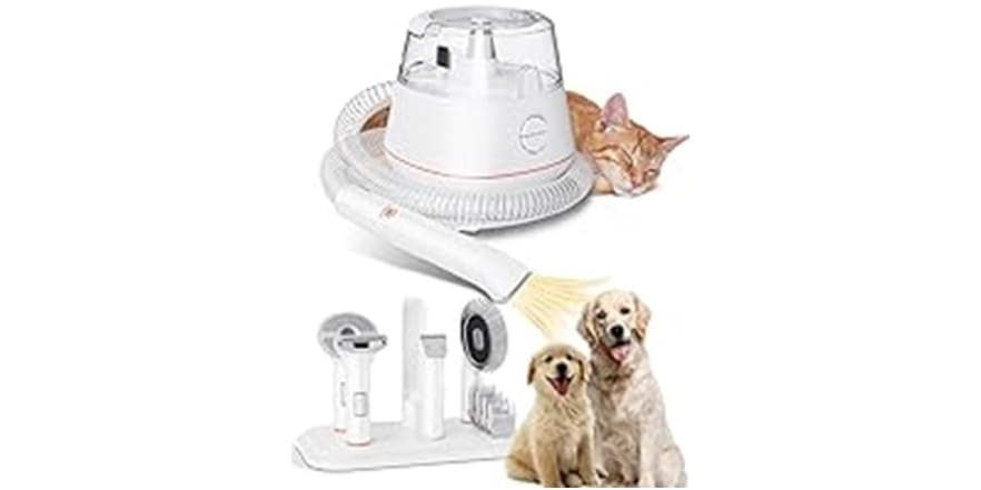 PAWHAUS Dog Grooming Kit Vacuum