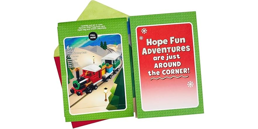 Hallmark Lego Christmas Card for Kids