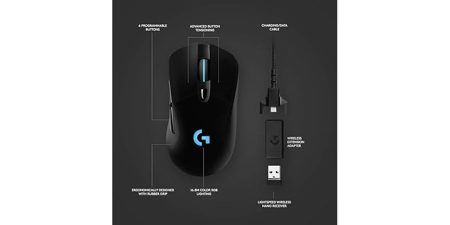 Logitech G703 Lightspeed Wireless Mouse