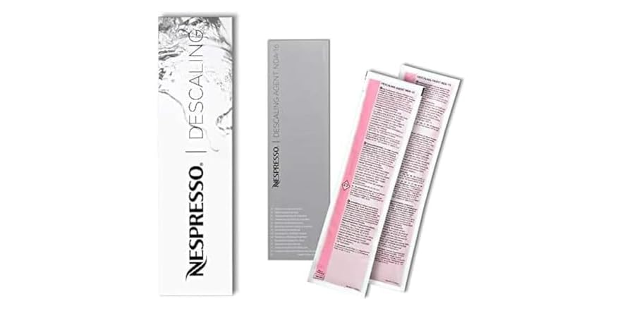 4-Pack Nespresso Cleaning and Descaling Kit, 3.3 oz