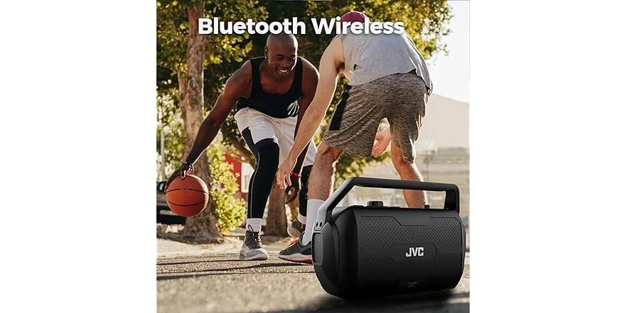 JVC Portable Bluetooth Speaker (Grade A Refurbished) (Open Box)