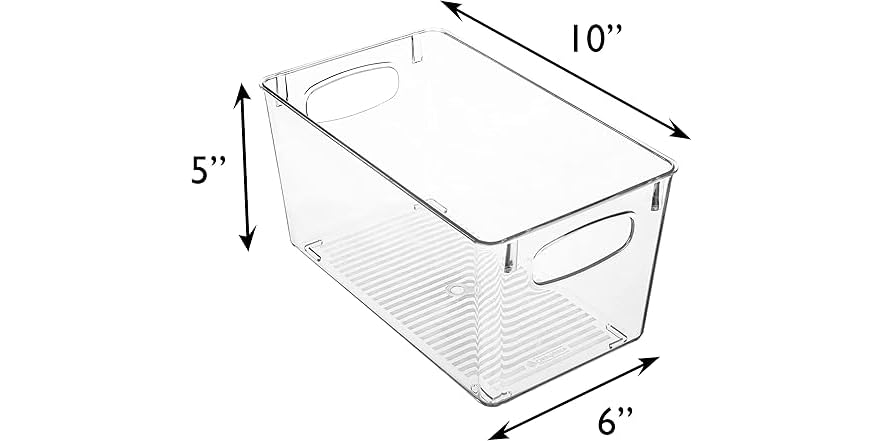 ClearSpace Clear Plastic Storage Bins
