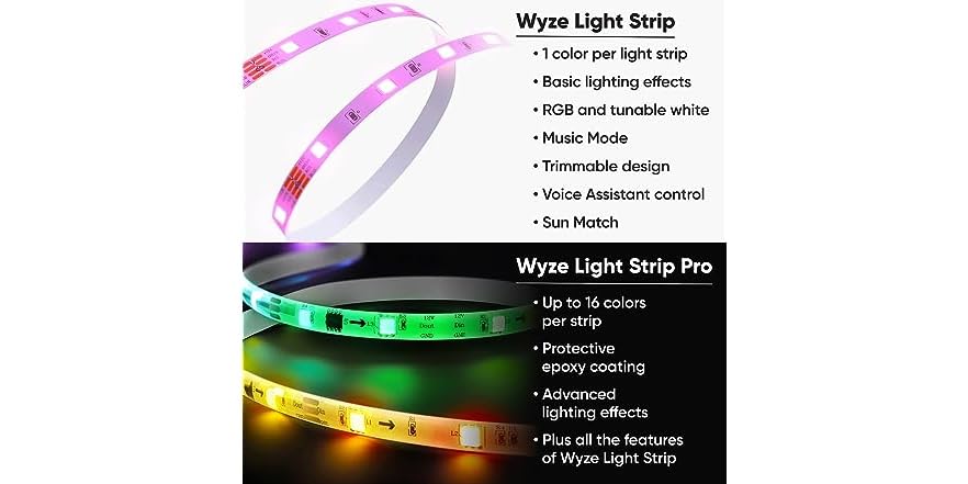 Wyze 16.4ft WiFi LED Strip Lights