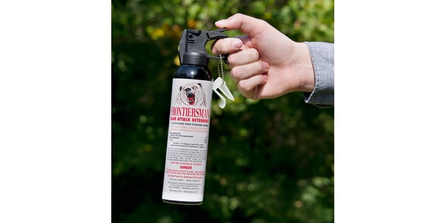 Sabre Red Frontiersman Bear Spray & Practice Spray