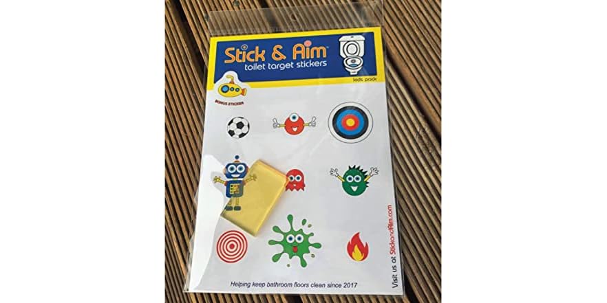 Kids Pack - Toilet Target Stickers for Potty Training
