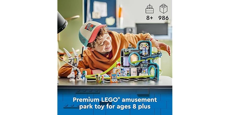 LEGO City Robot World Roller Coaster Building Set
