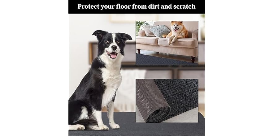 HOMBYS Runner Rugs with Rubber Backing