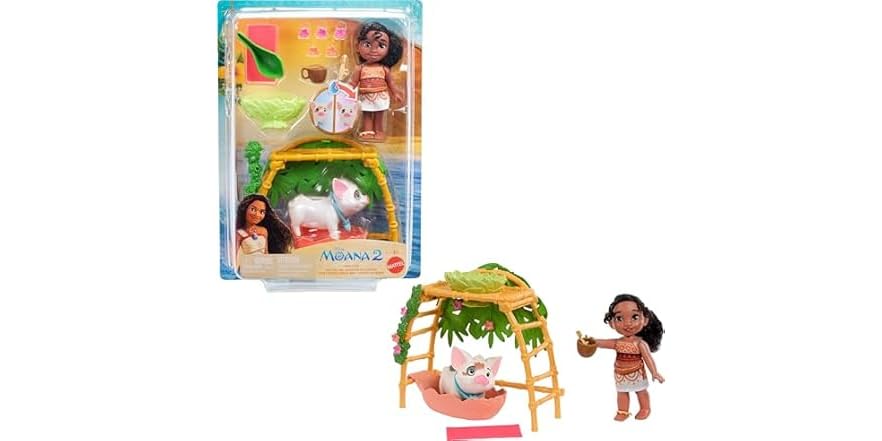 Mattel Disney Moana 2 Simea & Pua Bathtime Playset