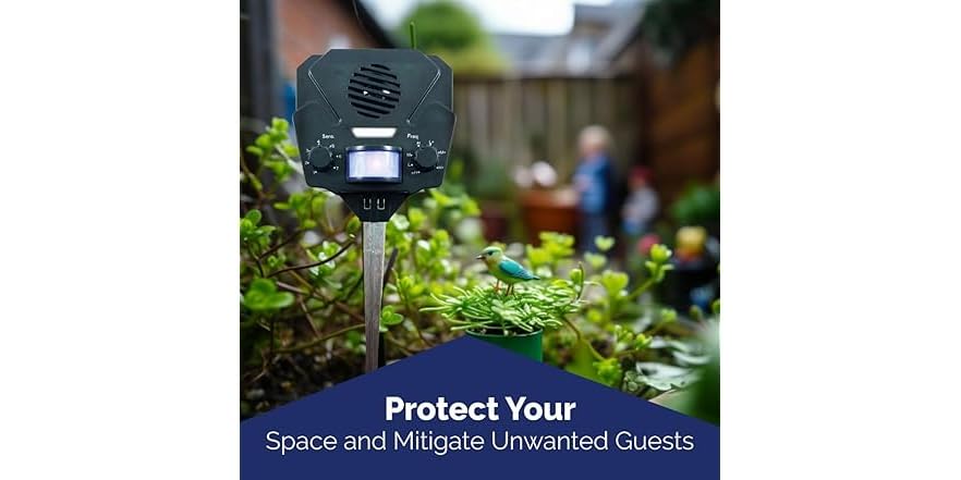 Bird-X Solar Yard Gard, Animal Decoy Device